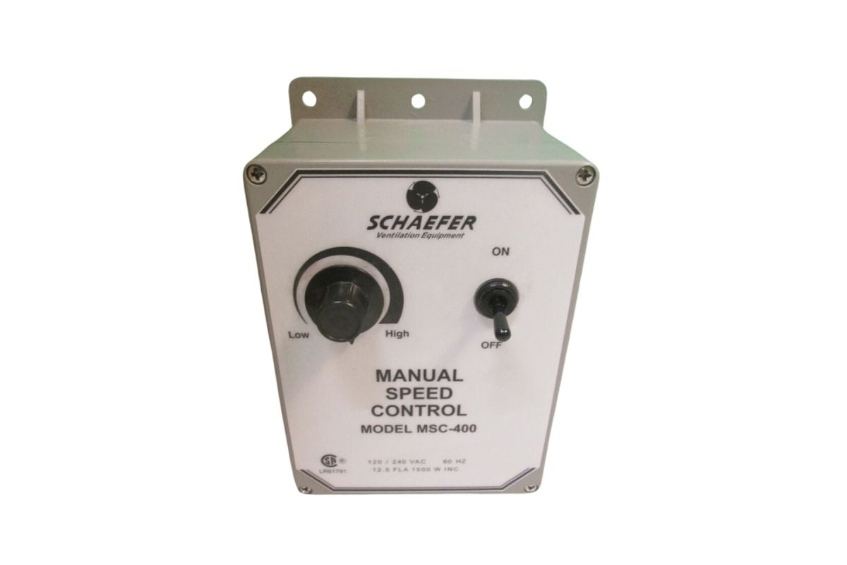 Schaefer Control Manual Speed