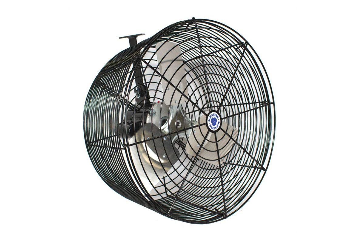 Schaefer Versa-Kool Deep Guard Circulation Fan 20" Black