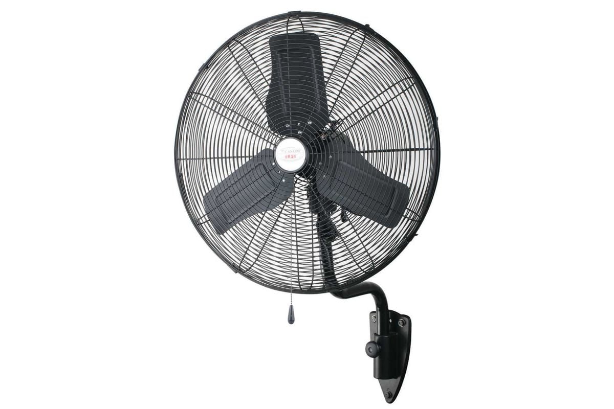 Canarm Commercial 24" Oscillating Wall Mounted Black
